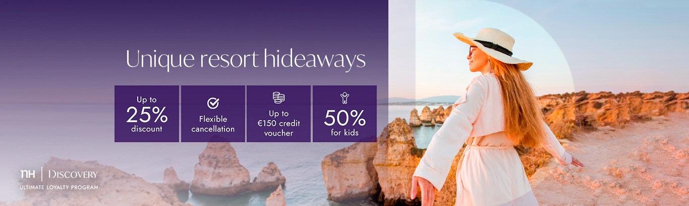 25% discount Exclusive offer in our Resorts | NH HOTEL GROUP