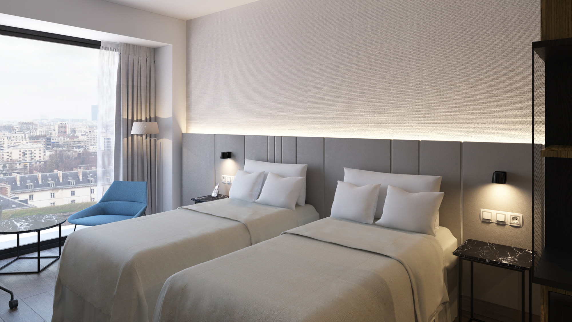 Habitaciones del hotel NH Iquique Pacífico
